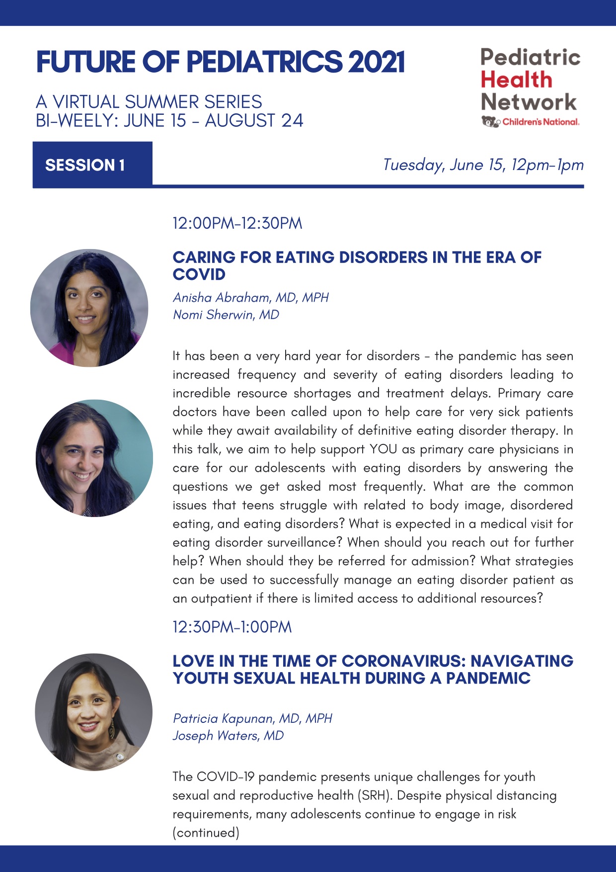 Future of Pediatrics: Agenda 2021 - Pediatric Health Network
