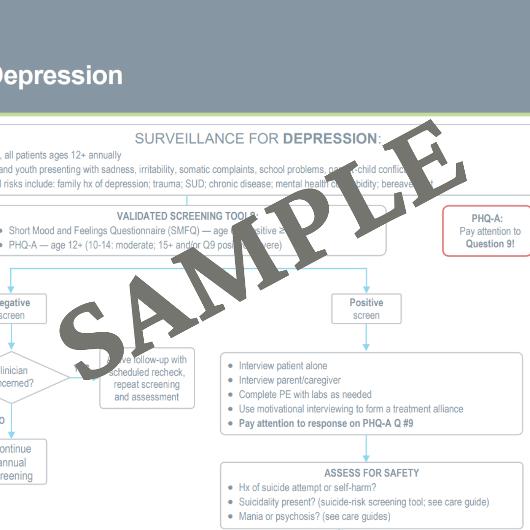 Clinical Support Tools: Depression - Pediatric Health Network