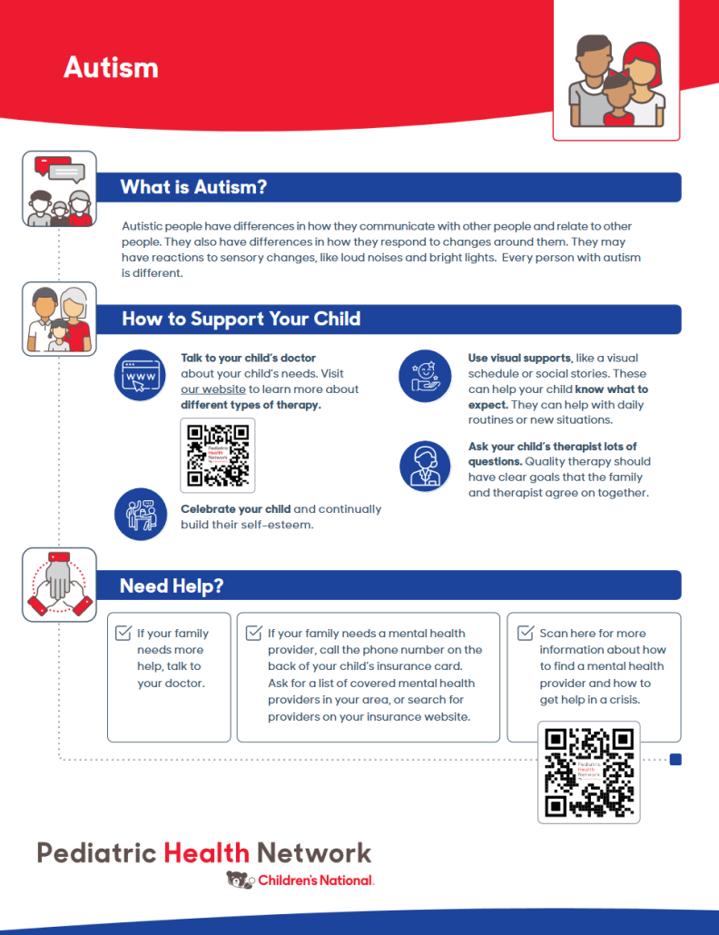 Clinical Support Tools: Autism - Pediatric Health Network