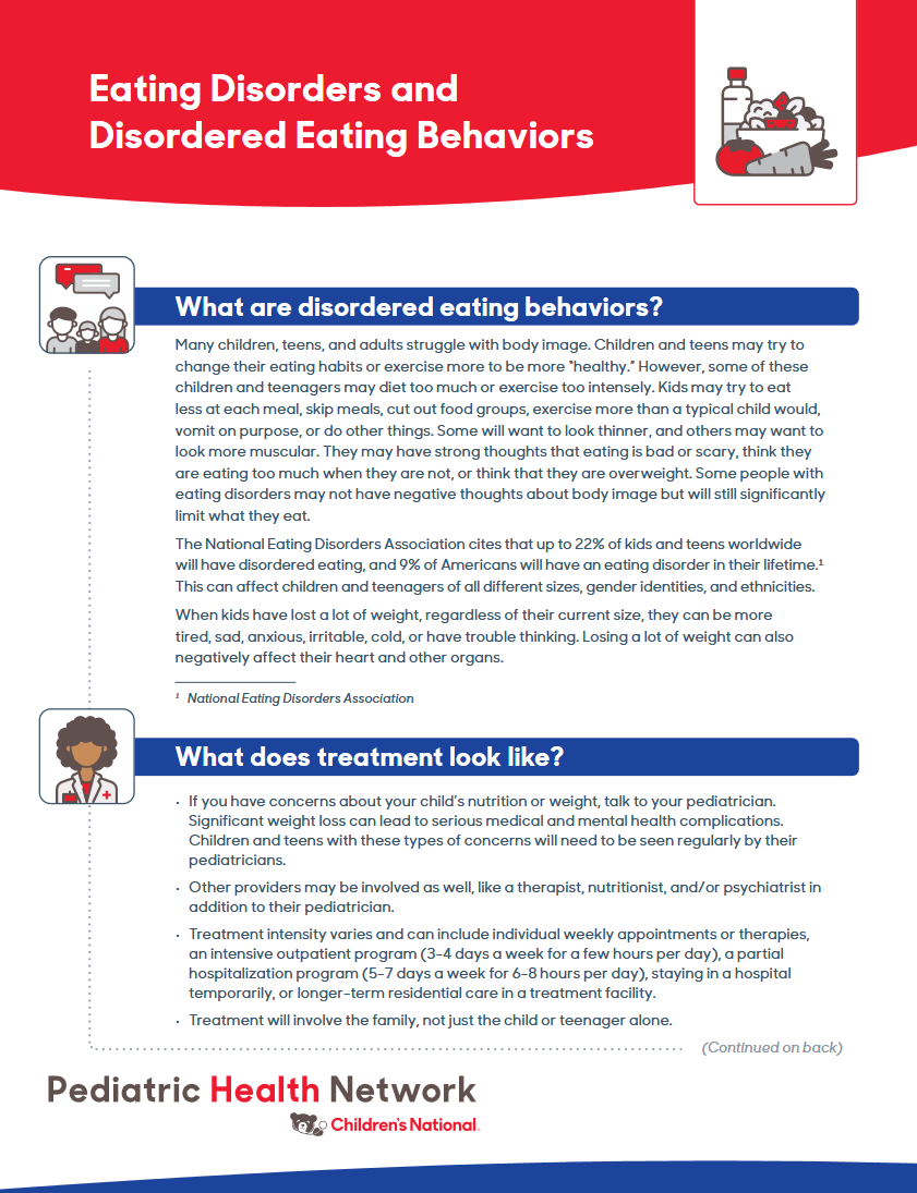 Clinical Support Tools: Feeding and Eating Disorders - Pediatric Health ...